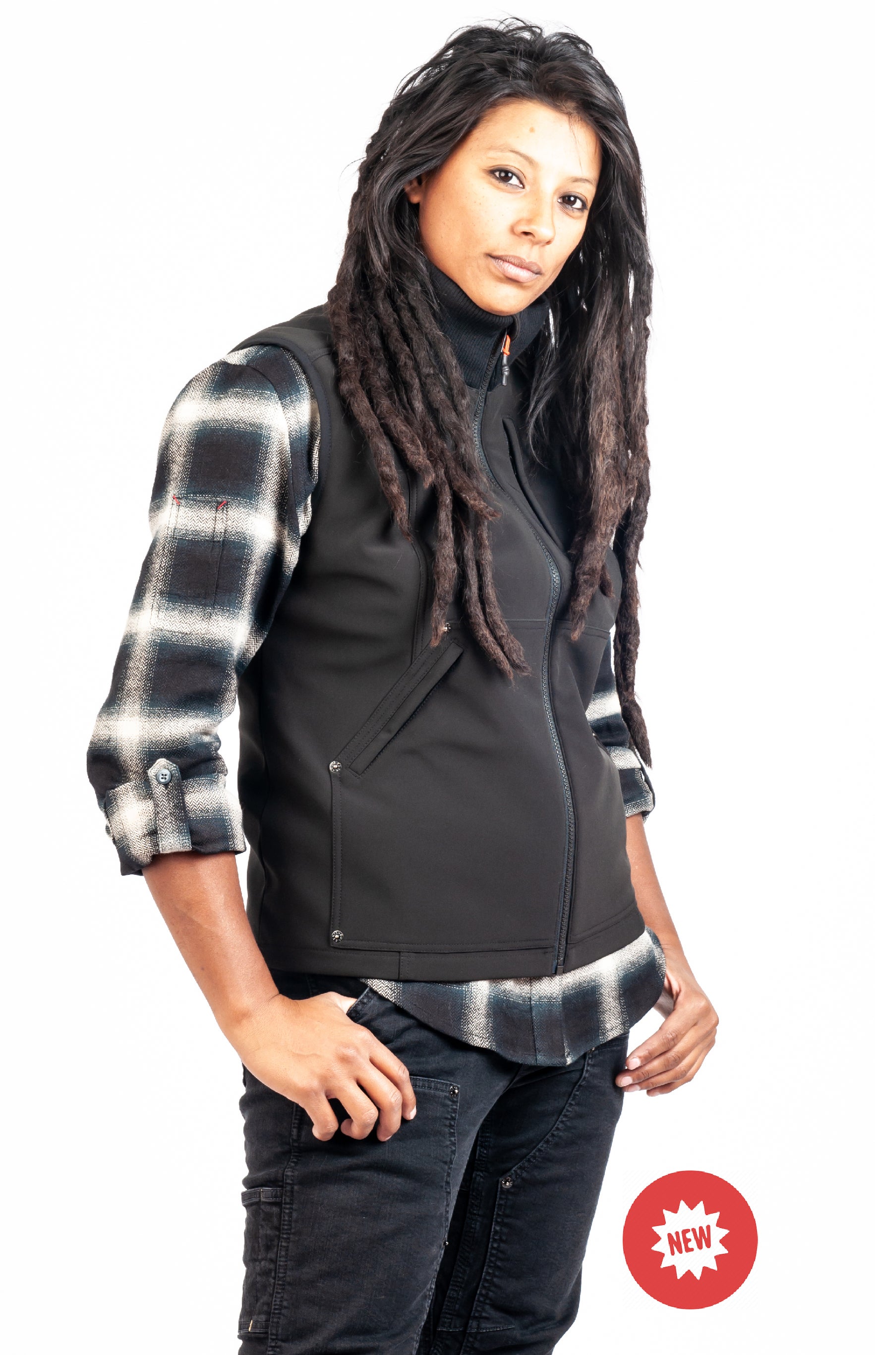 Dovetail M'fon Women’s Work Vest | Evo3 Marketing, Inc